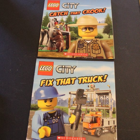 Other | Set Of 2 Lego City Books 11 | Poshmark